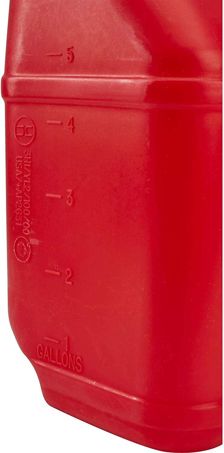Scribner Plastics - SCR2000R | Square 5 Gallon Motorsports Container - Red